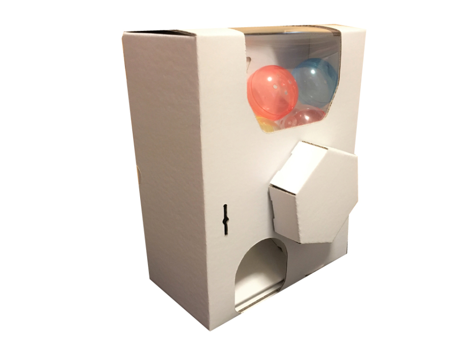貯金箱にもなる！段ボールで作るガチャマシーン｜愛知県で習い事なら、JEUGIAカルチャーセンターリソラ大府（愛知県大府市）